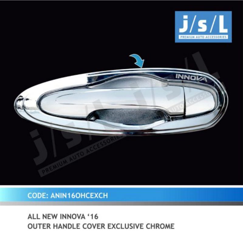 Jual INNOVA 16 22 REBORN Outer Handle Mangkok Pintu EXCLUSIVE CHROME ...