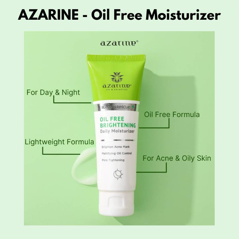 Jual Azarine Oil Free Brightening Daily Moisturizer | Shopee Indonesia