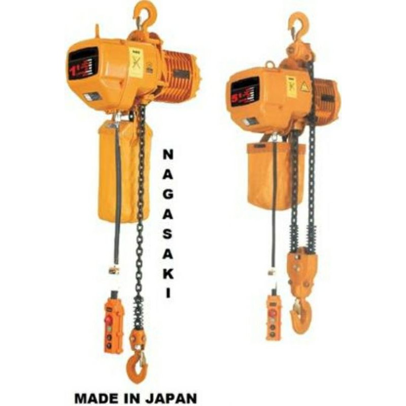 Jual Chain hoist elektrik electric Nagasaki 5 ton x 16 Meter lifting ...