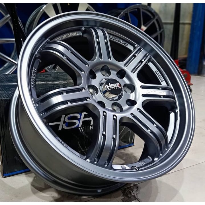 Jual Velg Mobil Ring 17 HSR SIAK Original R17 Buat Jazz Yaris swift Avanza Xenia dll | Shopee ...