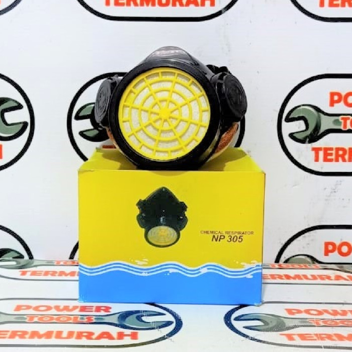 Jual Masker Obat Single NP 305 Chemical Respirator Anti Debu Gas Mask ...