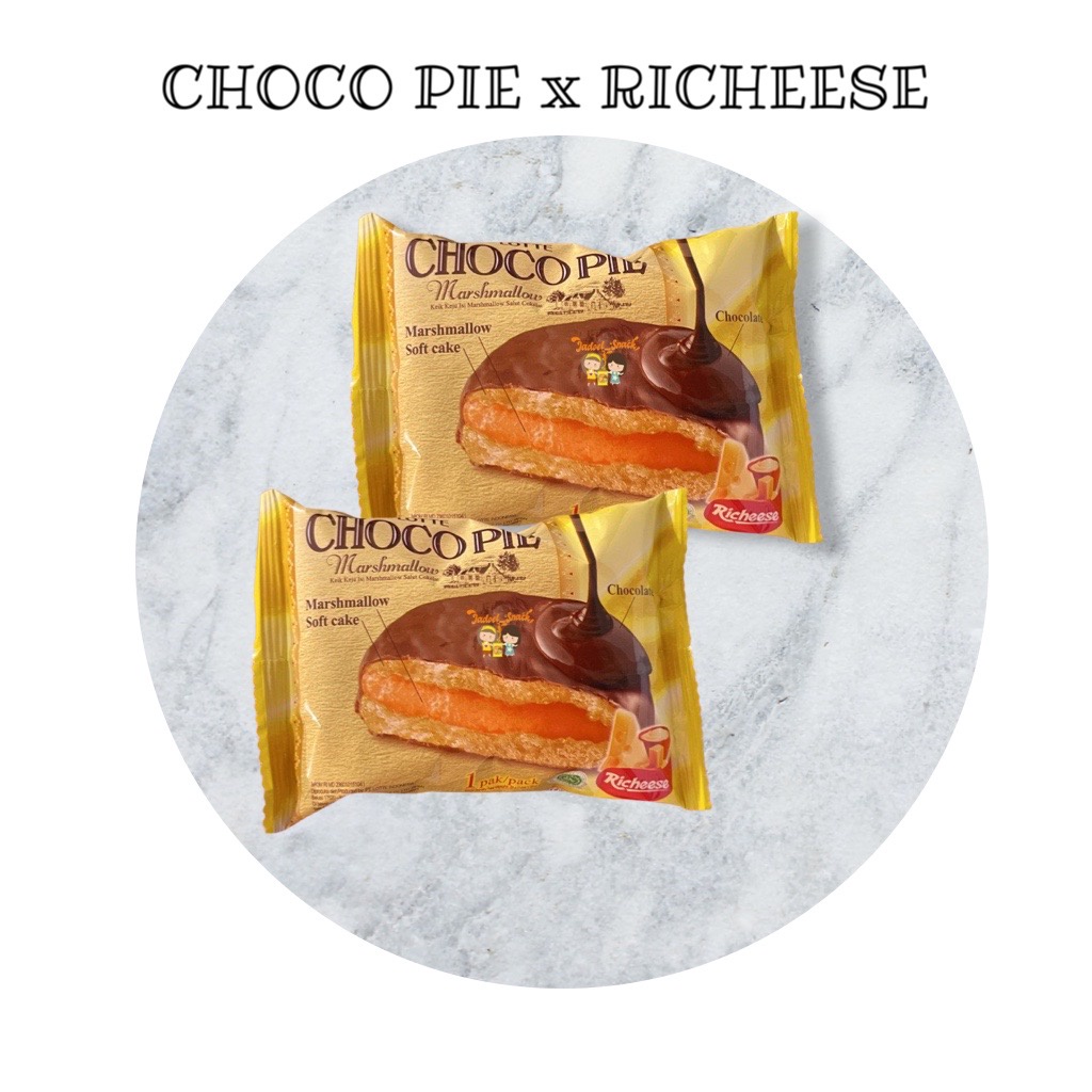 Jual Choco Pie Richeese Marshmallow Soft Cake Rasa Keju 28gr by ...