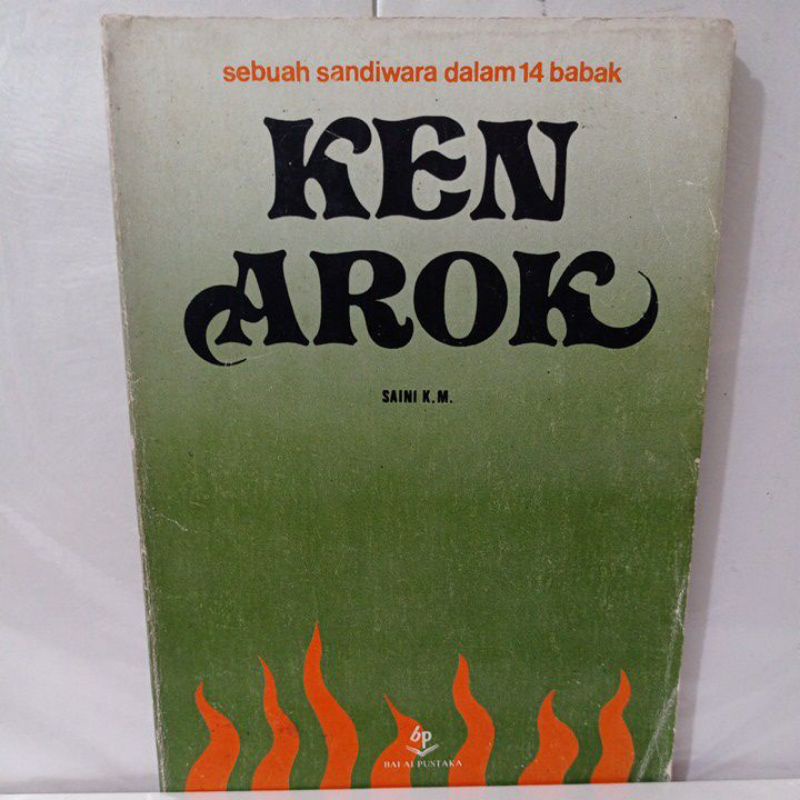 Jual KEN AROK sebuah sandiwara dalam 14 babak SAINI KM buku ORIGINAL ...