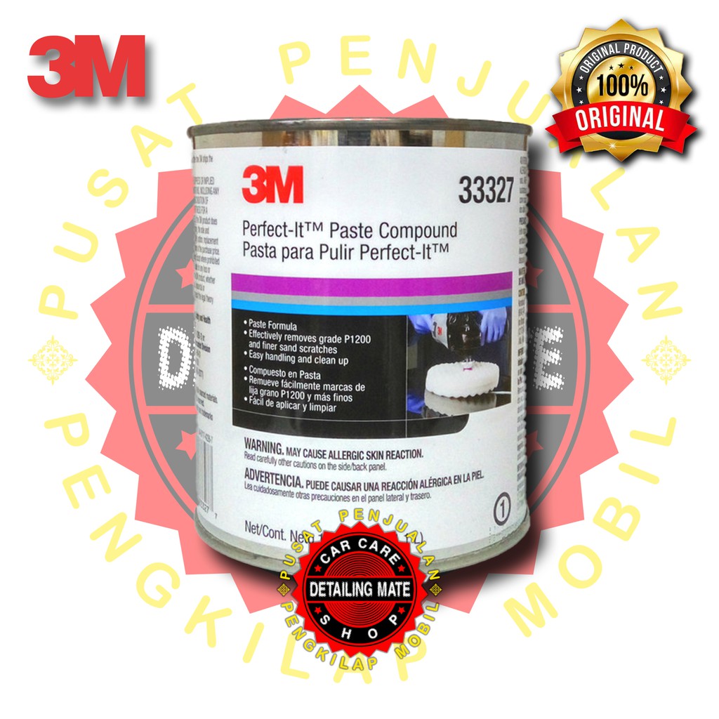 Jual 3M Perfect it Paste Compound ( 33327 ) | Shopee Indonesia