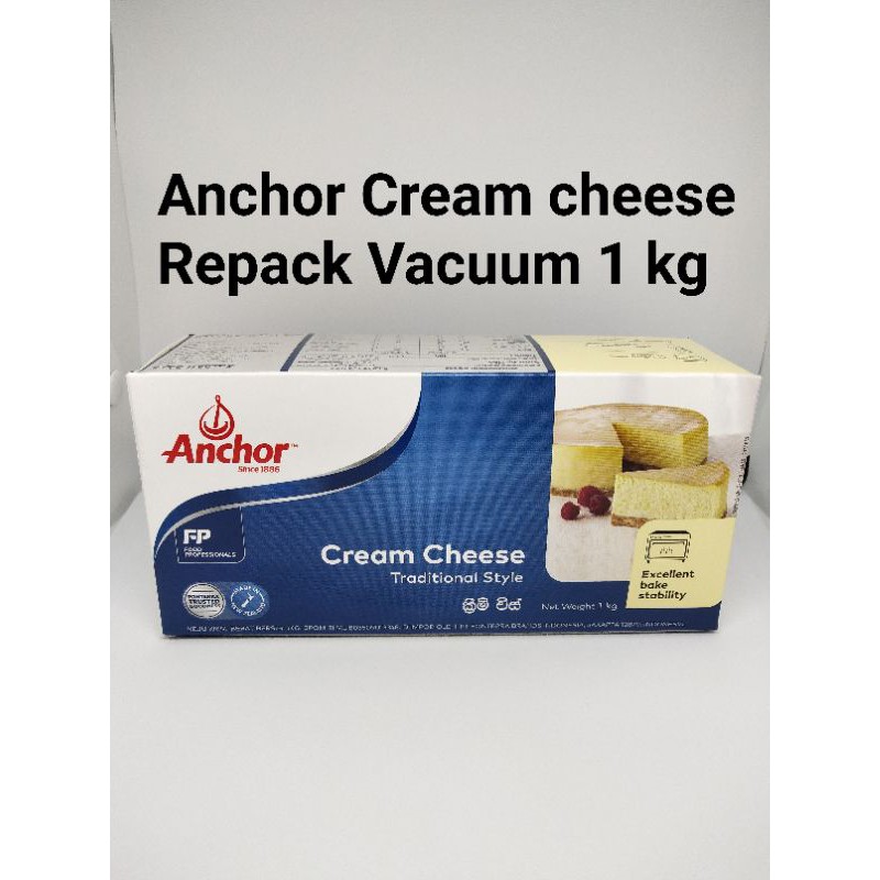 Jual Cream Cheese Anchor Repack 1 kg | Shopee Indonesia
