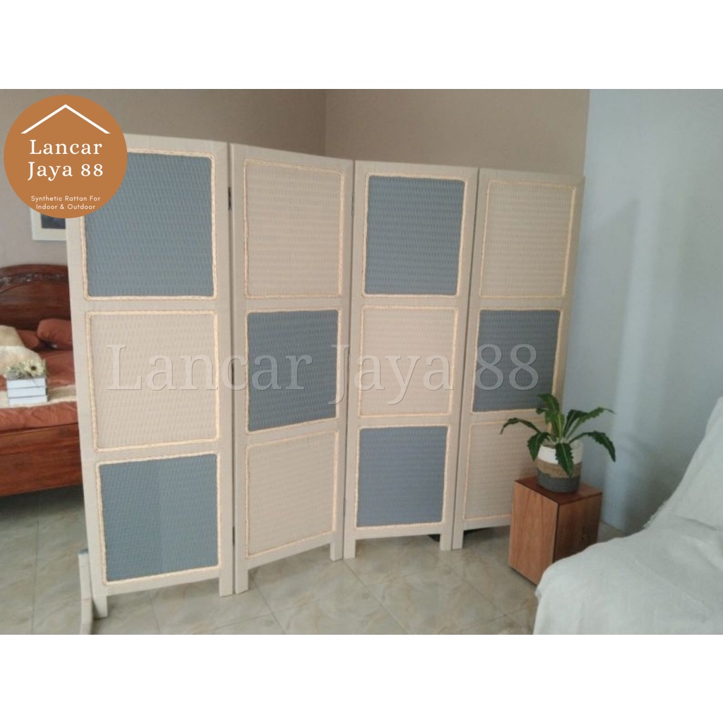 Jual Sketsel Ruangan Rotan Sintetis 1 Panel | Shopee Indonesia