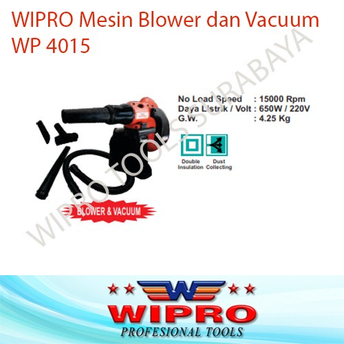 Jual Mesin Blower Vacuum Angin WIPRO W4015 W-4015 | Shopee Indonesia