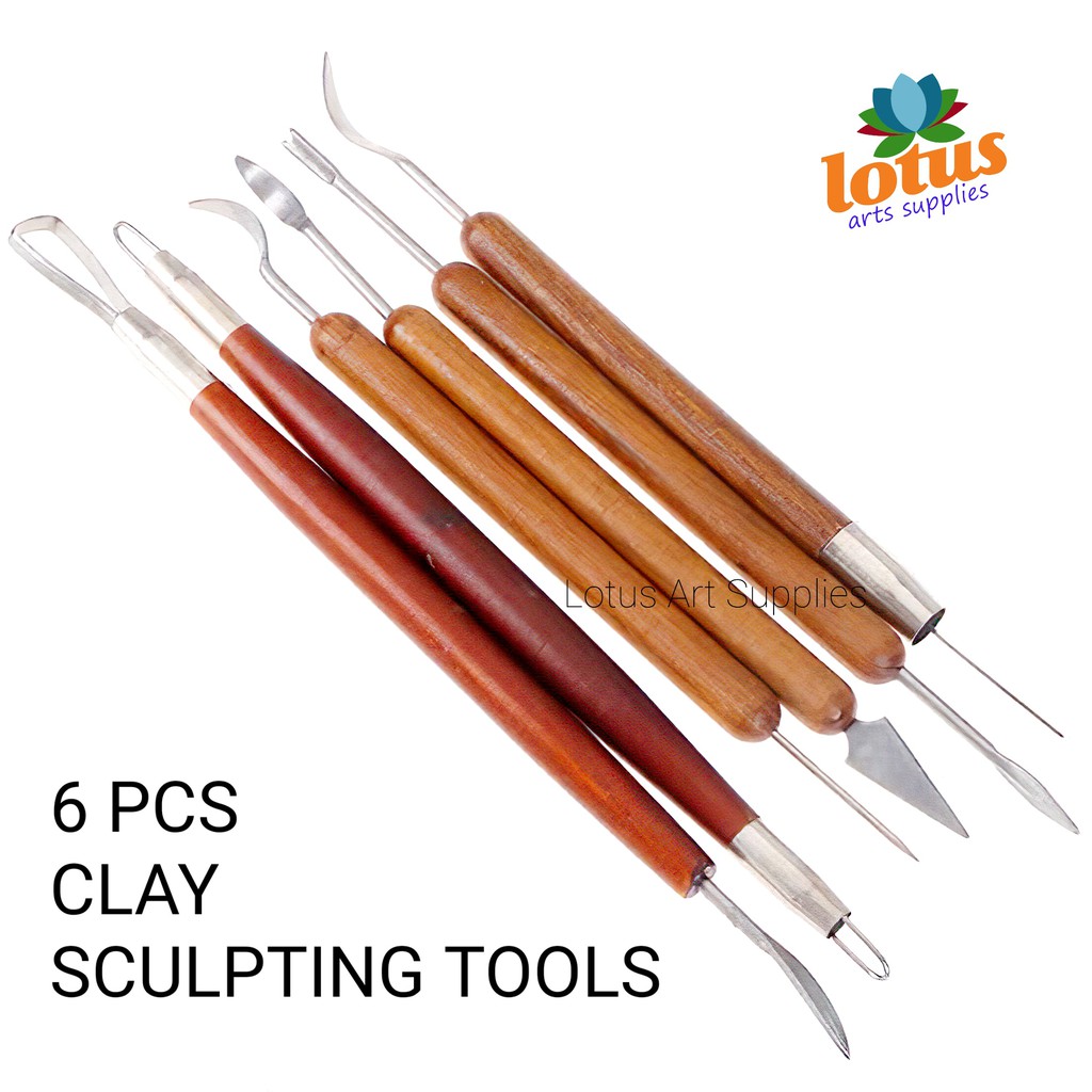 Jual Clay Sculpting Wax Tools Set 6 ( Polymer , Ceramic , Wood ) Alat ...