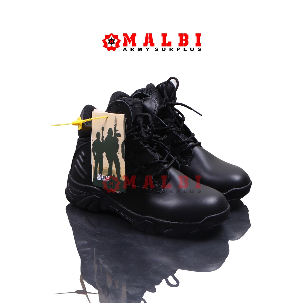 Jual Sepatu DELTA IMPORT ORIGINAL boots tactical 6 inch hitam pendek ...