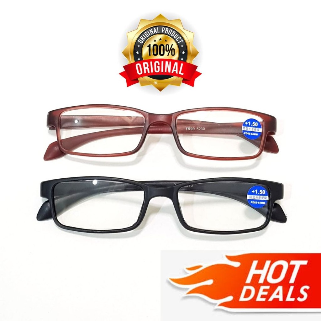 Jual Kacamata Baca Plus Anti Radiasi Sinar Biru (M1) Kacamata Baca Anti ...