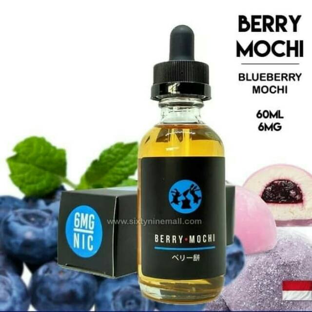 Jual Liquid Berry Mochi 60 ml Bukan local Premium Liquid | Shopee Indonesia