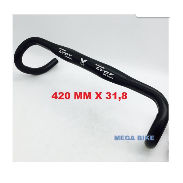 Jual Dropbar ALLOY LYDT AERO 31.8 420 MM OVERSIZE PIPIH stang Handlebar ...