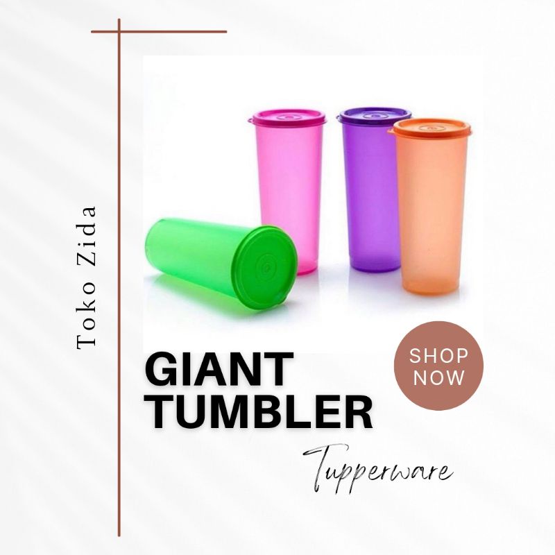 Jual Giant Tumbler Tupperware 470ml | Gelas Tupperware 470ml | Shopee ...
