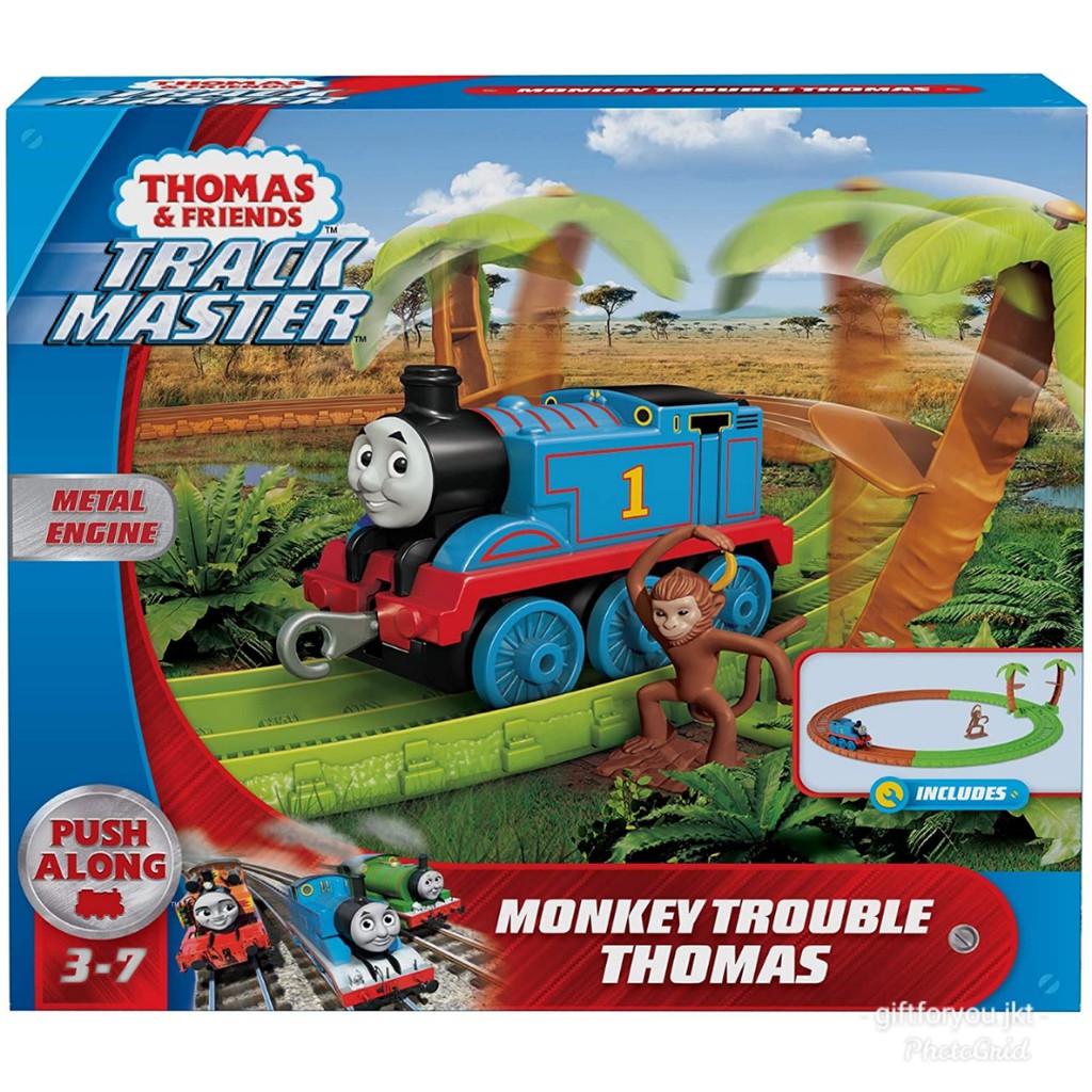 Jual Thomas & Friends Trackmaster Monkey Trouble Thomas Track Set ...