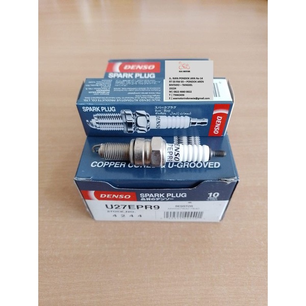 Jual BUSI DENSO ORIGINAL U27EPR9 UNTUK MOTOR VARIO 125/150/BEAT FI ...