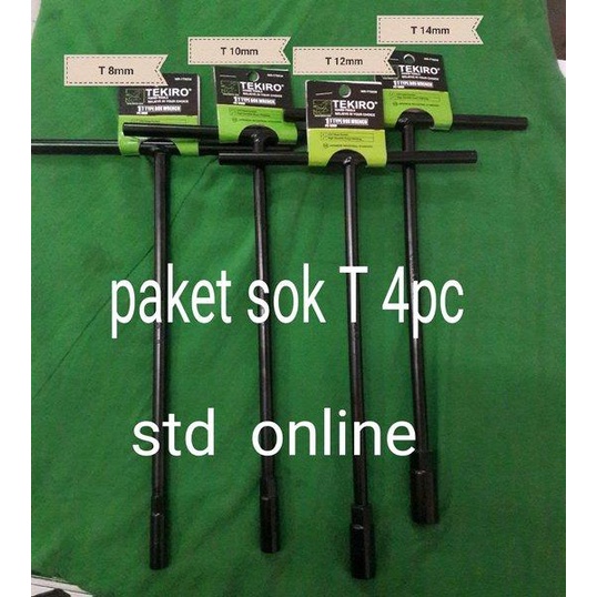 Jual Paling Terlaku Sok T Tekiro Paket 4Pc Kunci Sok T Tekiro T 8Mm ...