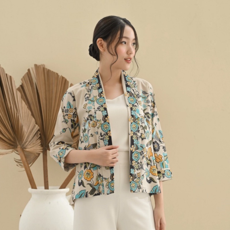 Jual Outer Batik 241 AZ/ Rompi Batik Wanita Modern | Shopee Indonesia