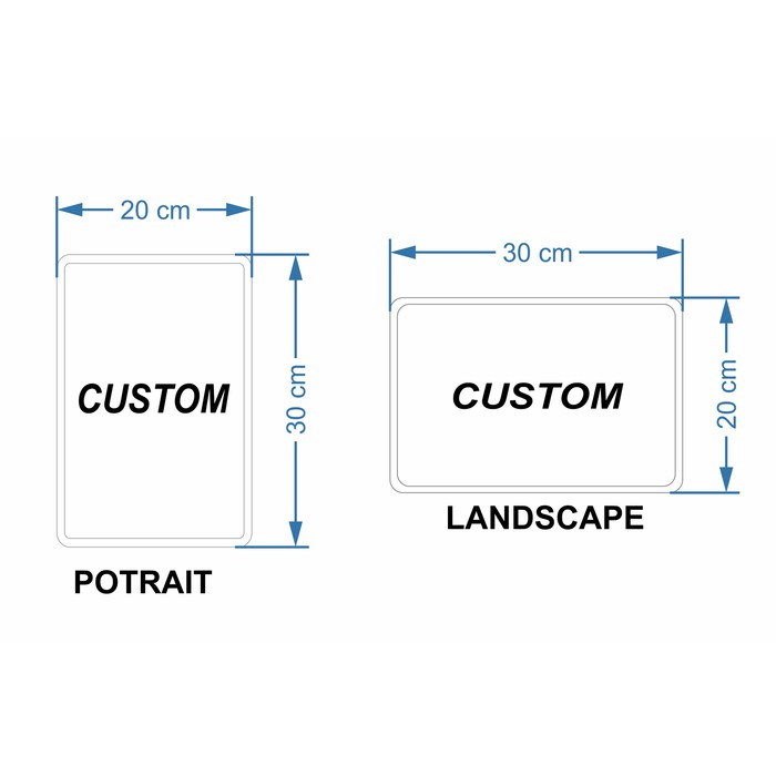 Jual CUSTOM SIGN Plang Papan Plat Aluminium Custom 30 x 20 cm | Shopee ...