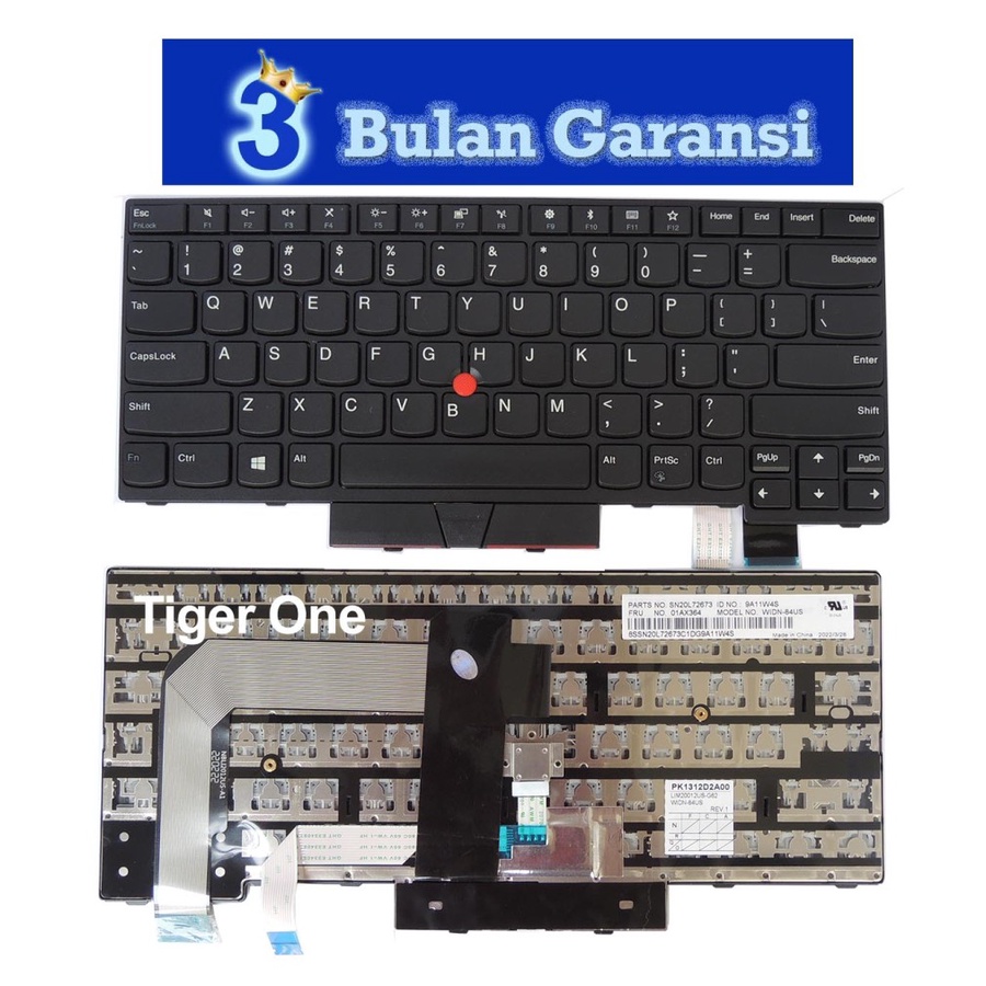 Jual KL76 Keyboard Laptop Cocok Untuk Keyboard Lenovo Thinkpad T470 ...