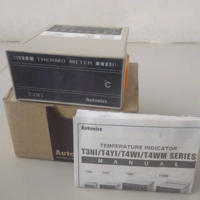 Jual Autonics Temperature Indicator T4WI-N3NKCC | Shopee Indonesia