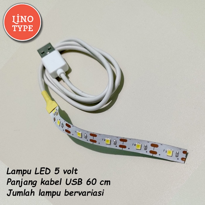 Jual Lampu LED Strip 5 v, LED 5 volt, Lampu USB LED garansi 1 tahun ganti baru SK berlaku ...