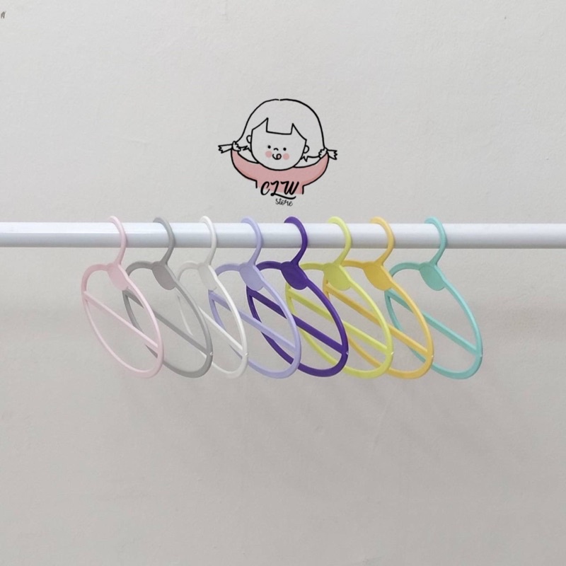 Jual Hanger Gantungan Jilbab Hijab / Hanger Oval / Hanger Bulat ...