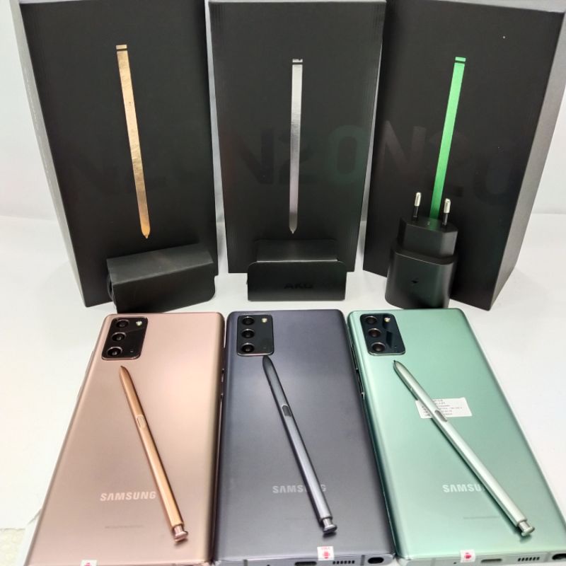Jual SAMSUNG NOTE 20 Ram 8/256GB Second Lengkap Fullset Garansi Resmi ...