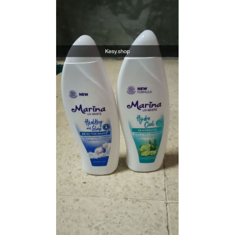 Jual Marina Hand & Body Lotion UV White Healthy & Glow 460 ml | Shopee ...