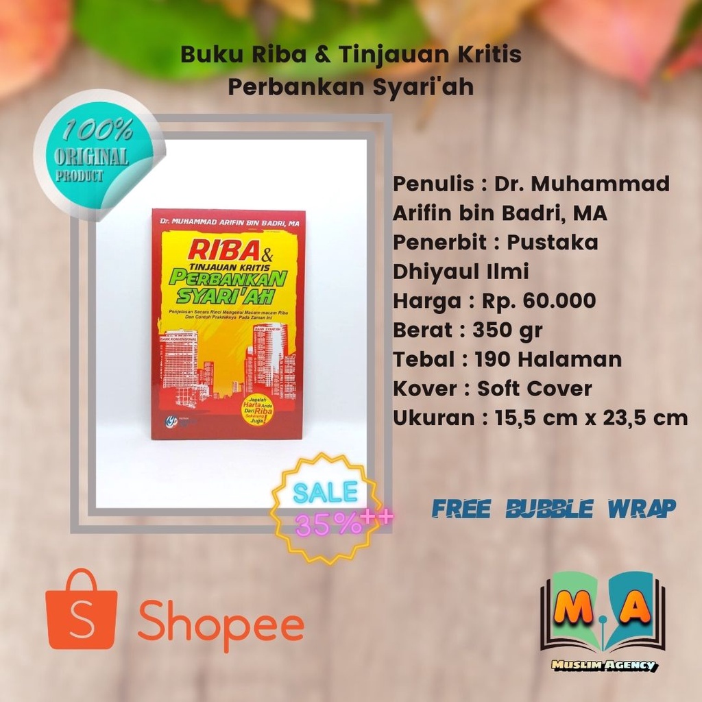 Jual Buku Riba & Tinjauan Kritis Perbankan Syari'ah | Shopee Indonesia