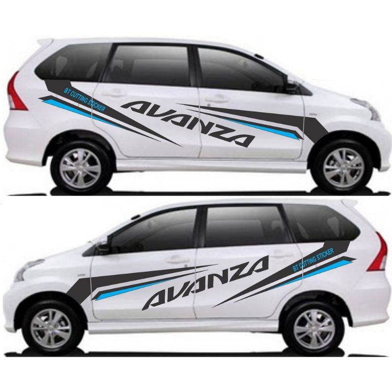 Jual sticker cutting mobil TOYOTA AVANZA VELOS XENIA INNOVA ERTIGA type ...