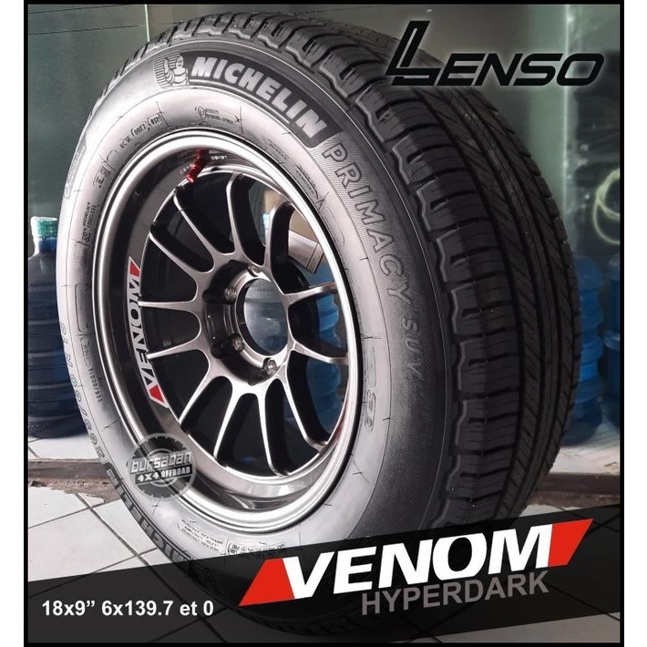 Jual Velg Original Lenso Venom 5 Flow Forming R18X9 H6X139 Et 0 Hyperdark | Shopee Indonesia