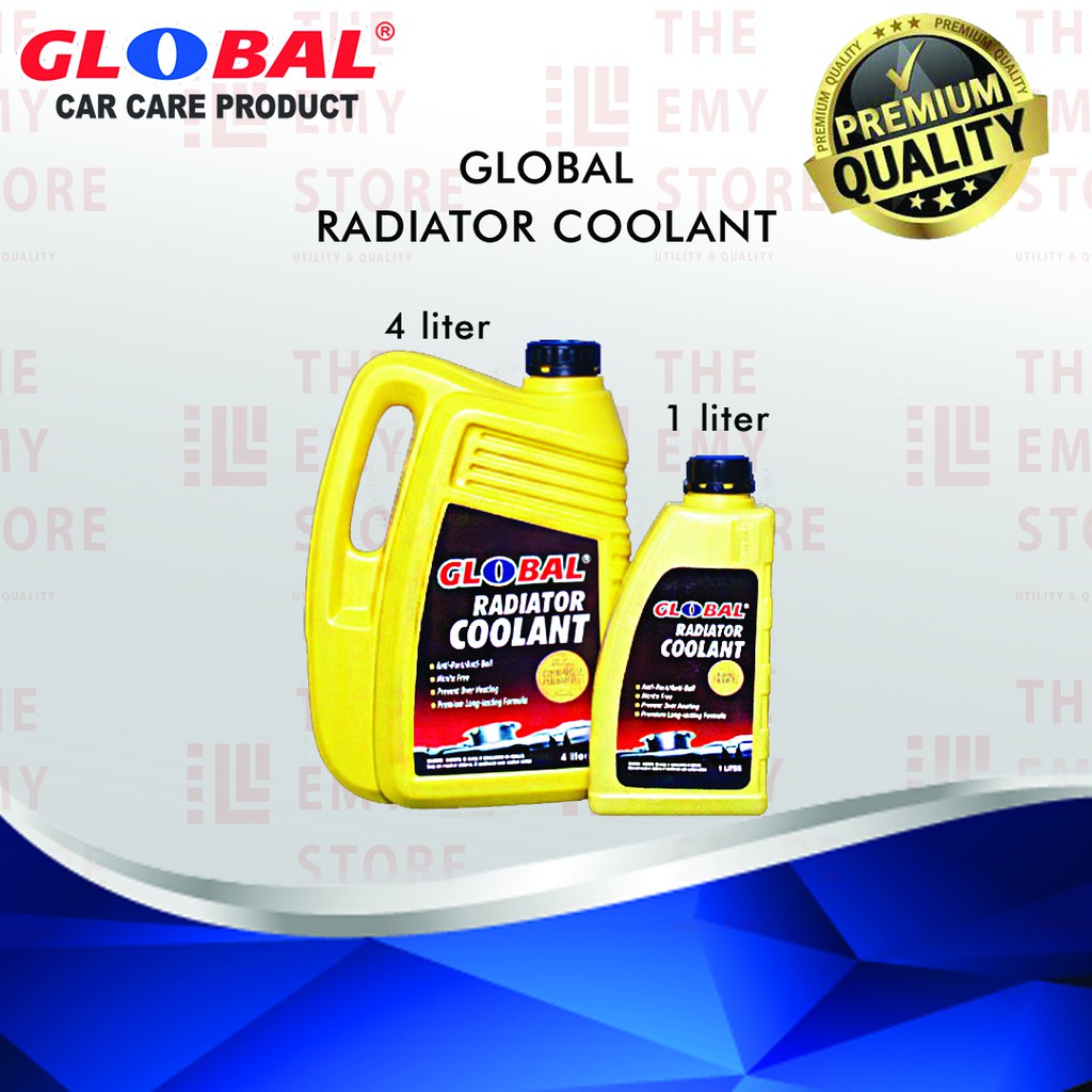 Jual Air Radiator Global 4 Liter / Galon - Global Radiator Coolant ...