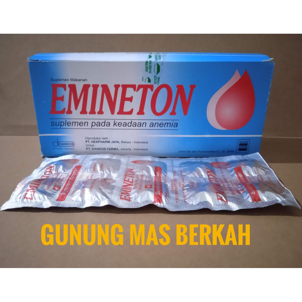 Jual Emineton Isi 10 Tablet - Membantu mencegah anemia (Per Stripe ...