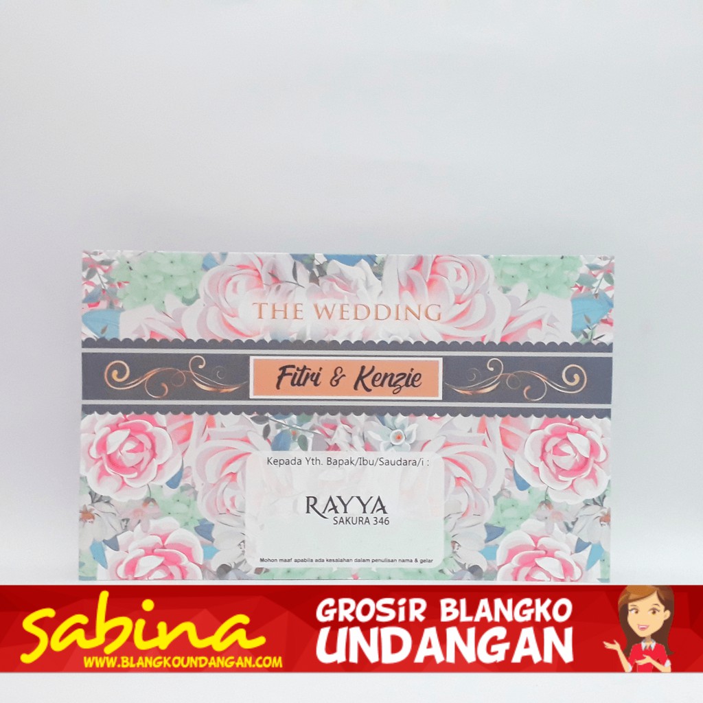 Jual BLANGKO UNDANGAN RAYYA 346 | SABINA UNDANGAN | Shopee Indonesia