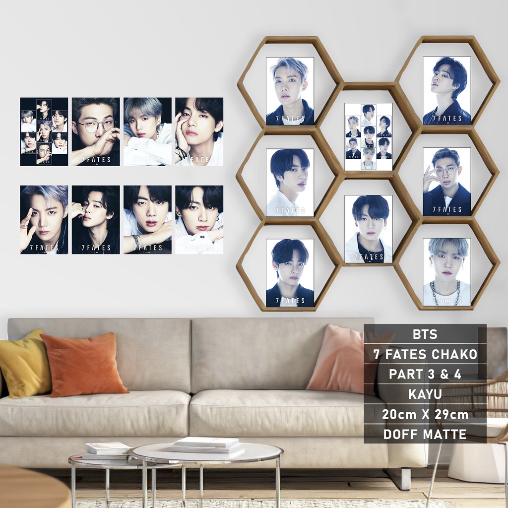 Jual POSTER BTS 7 FATES CHAKO P3 & P4 20CM X 29CM KAYU | Shopee Indonesia