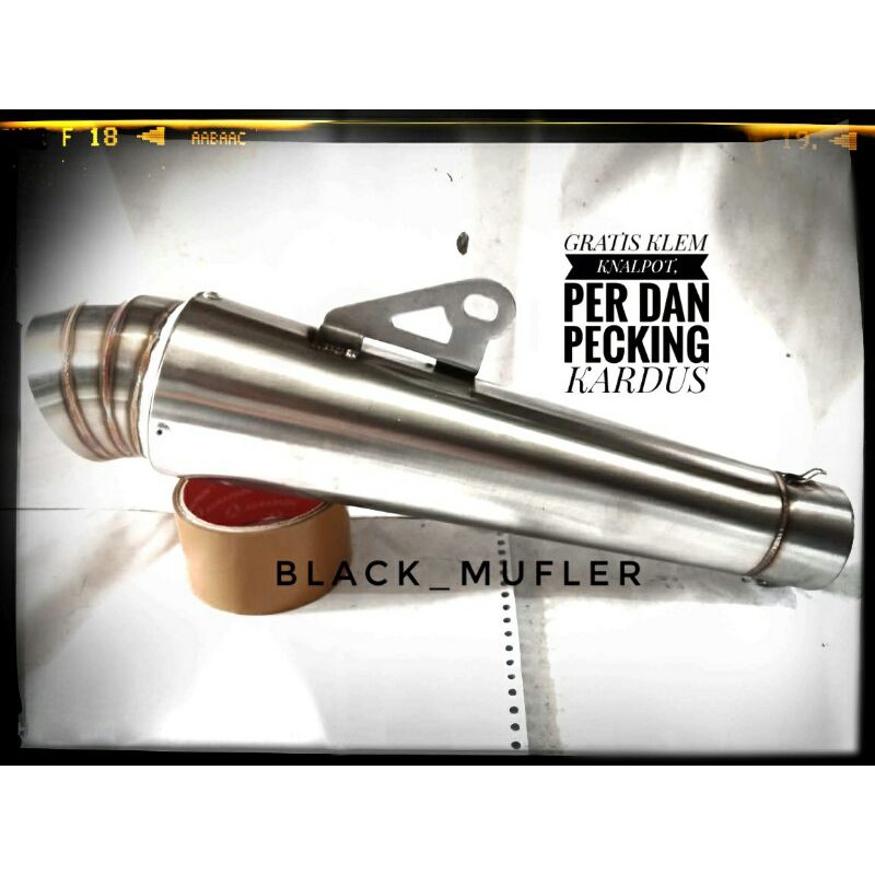Jual Slincer Knalpot Racing Silincer Polos Model Kerucut Congor Keong ...