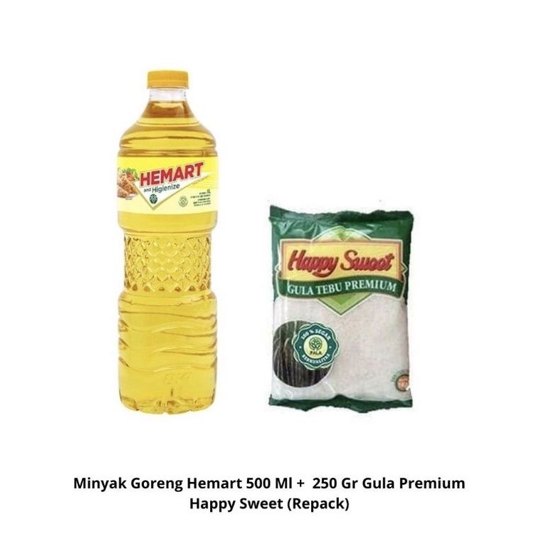 Jual PAKET SEMBAKO MINYAK GORENG 500ml + GULA PREMIUM / PAKET SEMBAKO ...