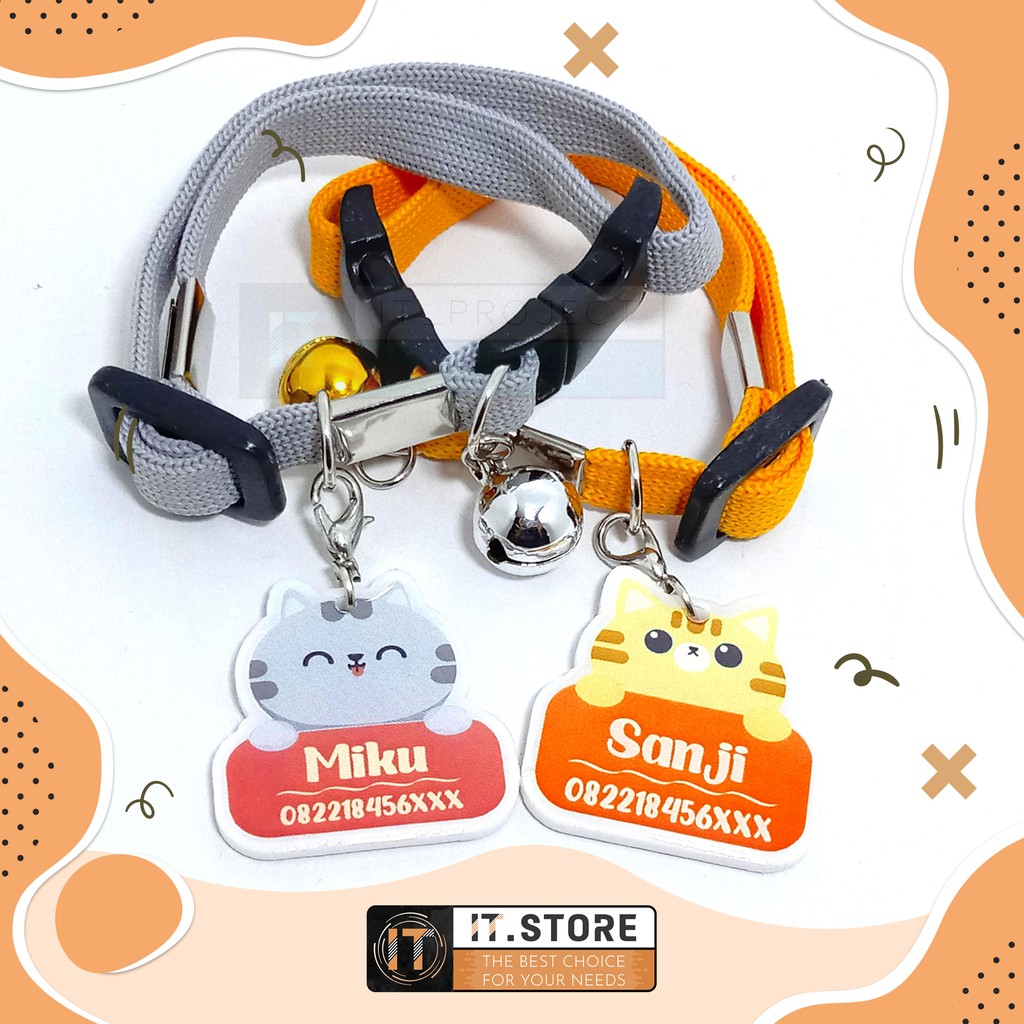 Jual Kalung Kucing Name tag Custom - Unique Cat Version (Resin ...