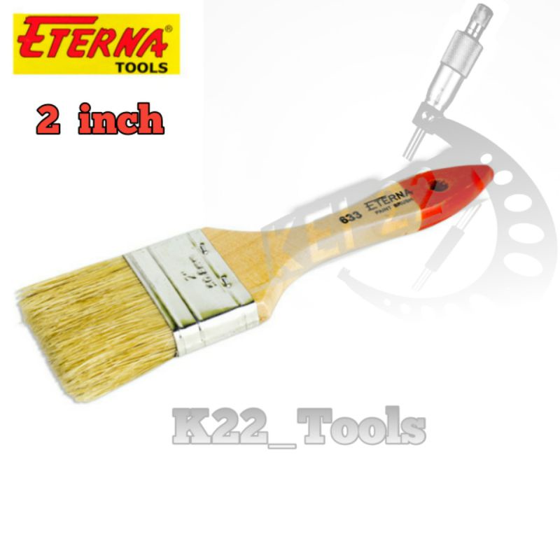 Jual KUAS CAT 2 INCH ETERNA 633 / KUAS CAT TEMBOK BESI KAYU 2 INCH ...