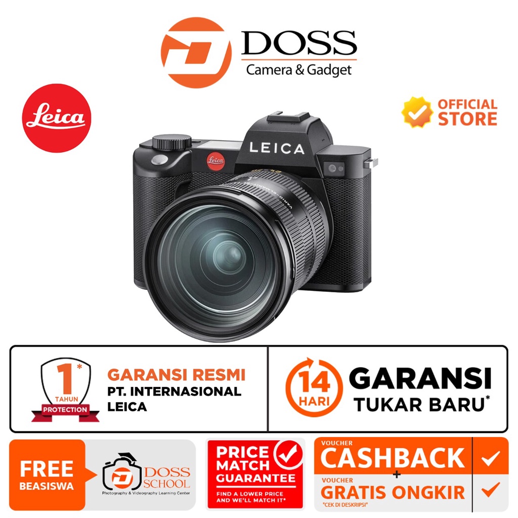 Jual Leica SL2 Mirrorless Camera with Lens 24-70mm f2.8 ASPH (10889 ...