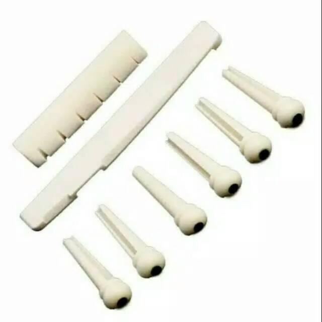 Jual Bridge pin nut saddle gitar akustik 1 set 8 pcs | Shopee Indonesia