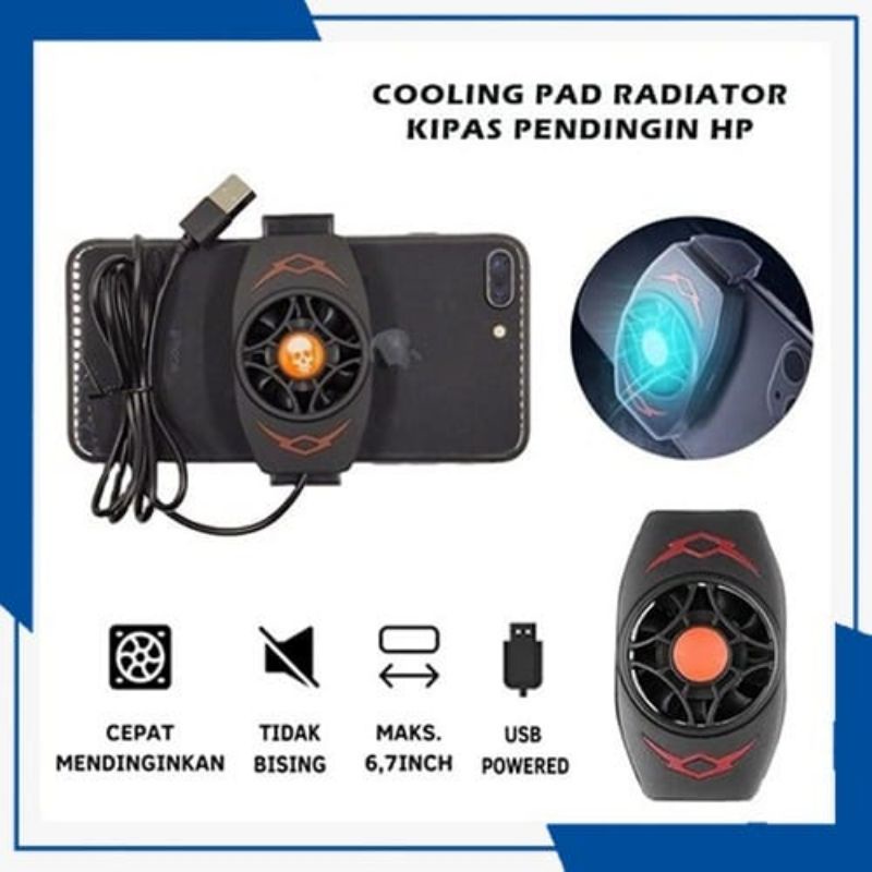 Jual Cooling Fan Radiator Kipas Hp kipas angin Pendingin Hp kipas Anti ...