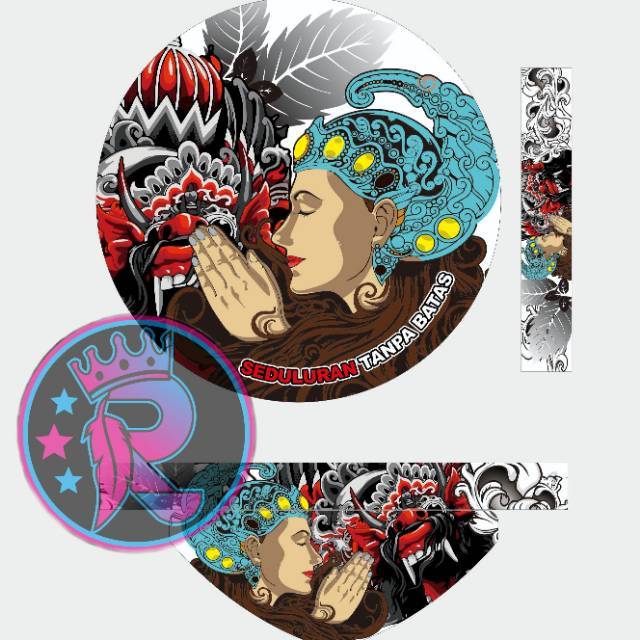 Jual stiker tebok sticker decal barong javanese culture | Shopee Indonesia