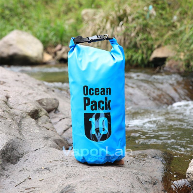 Jual 10L DRY BAG OUTDOOR WATERPROOF TRAVEL CAMPING HIKING KAYAK WATERPARK SHOULDER DUFFLE SACK ...
