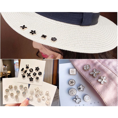 Jual (10 Pcs) Set Pin Unik Emblem Bros Lucu Souvenir Pernikahan | Shopee Indonesia