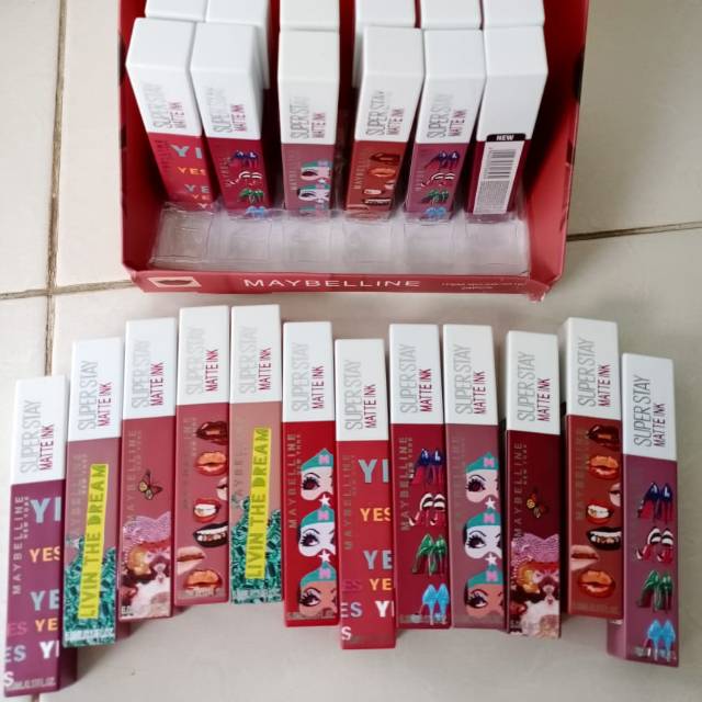 Jual Maybeline superstay ink matte lipcream new(harga perlusi ...