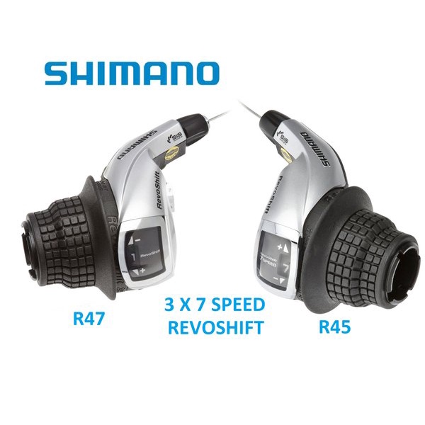 Jual Shifter REVOSHIFT 3 7 21 speed R45 R47 SHIMANO kiri kanan Operan ...