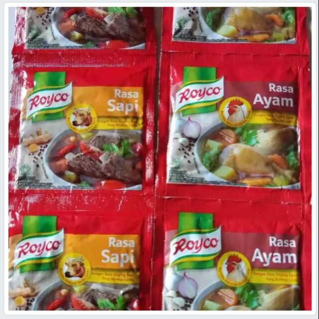 Jual ROYCO AYAM / SAPI RENCENG (12 SACHET x 9GR) | Shopee Indonesia