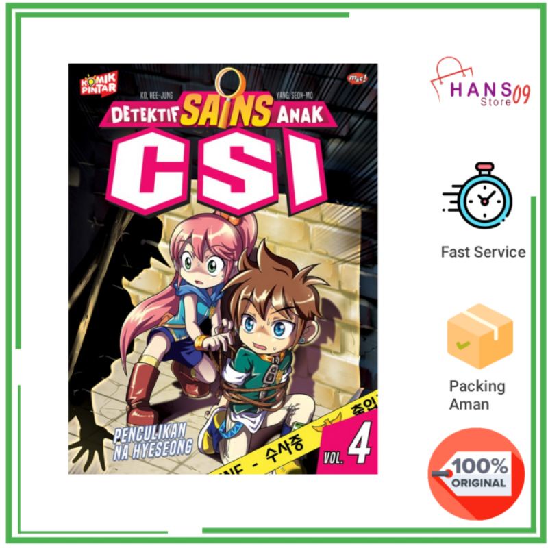 Jual Komik Pintar : Detektif Sains Anak CSI 4 - Penculikan Na Hyeseong | Shopee Indonesia