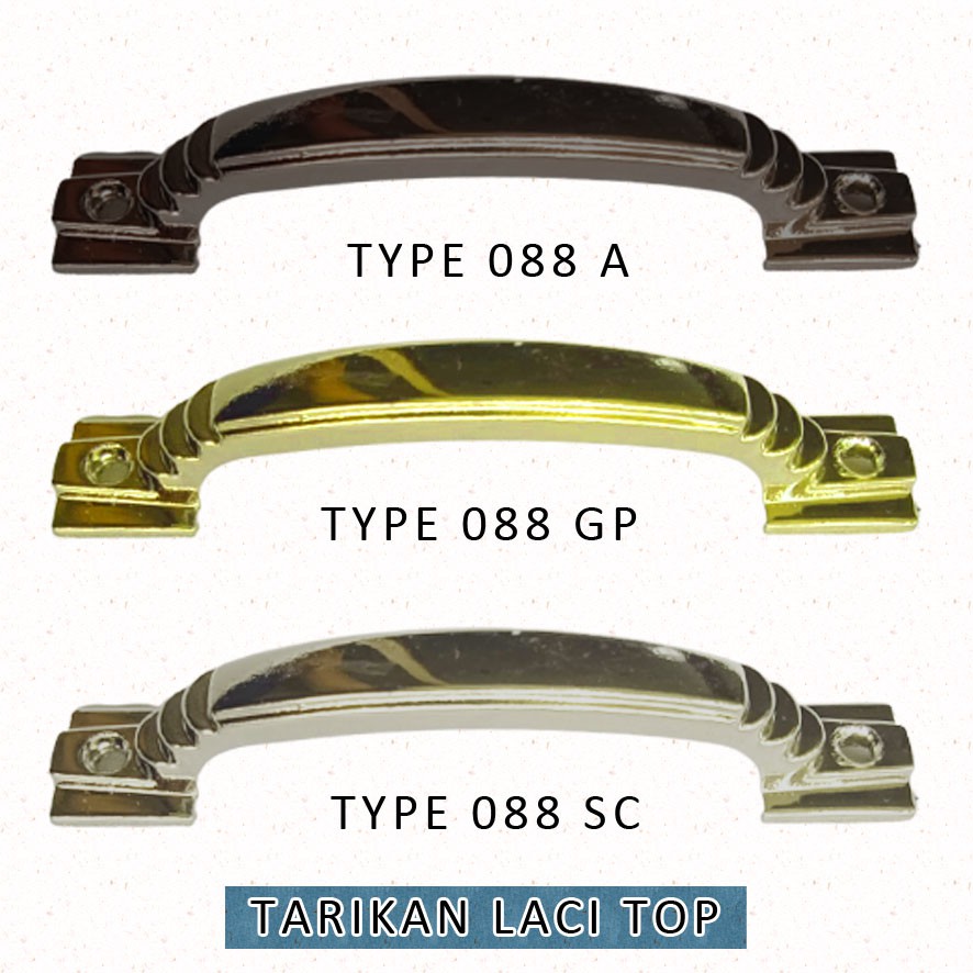 Jual Tarikan Laci Minimalis Handle Lemari Meja Top 088 | Shopee Indonesia